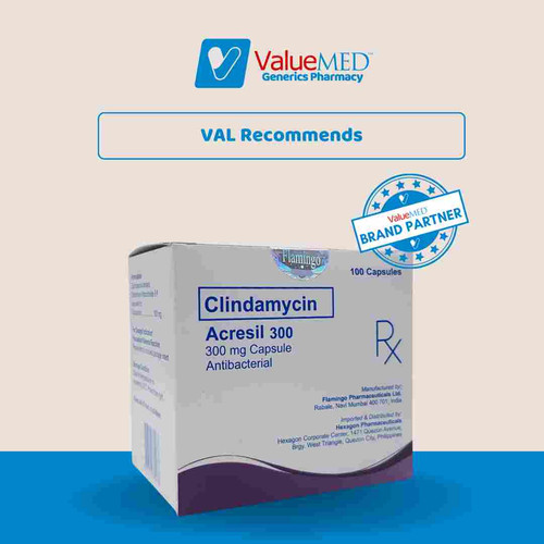 Clindamycin 300 mg Capsule 100's ACRESIL | ValueMed Generics