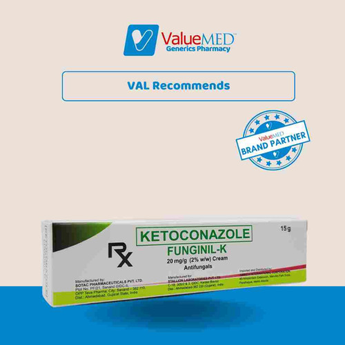 Ketoconazole 20 mg/g (2% w/w) Cream 15g FUNGINIL-K | ValueMed Generics