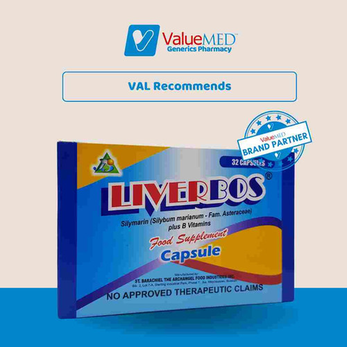 Silymarin 250 mg + Vitamin B Complex Capsule 32's LIVERBOS | ValueMed ...