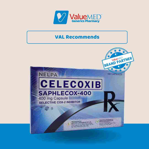 Celecoxib 400 mg Capsule 100's SAPHLECOX-400 | ValueMed Generics
