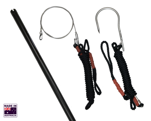 Flyer & Tailrope Combo - Aluminium Handle | Hook'em Fishing