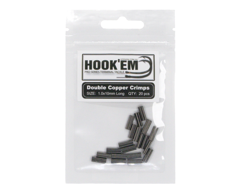 Double Copper Crimps | Hook'em Fishing