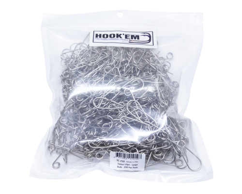 Sinker Clip - SS - Bulk | Hook'em Fishing