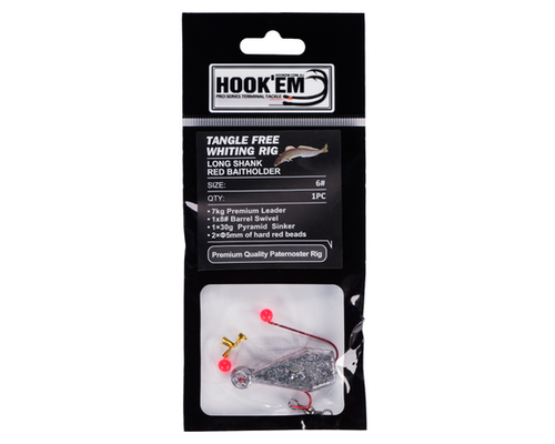 Pre Rigged Hooks - Whiting - With Sinker | Hook'em Fishing