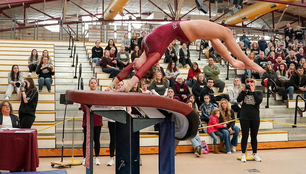 Gymnastics gets first win of the season