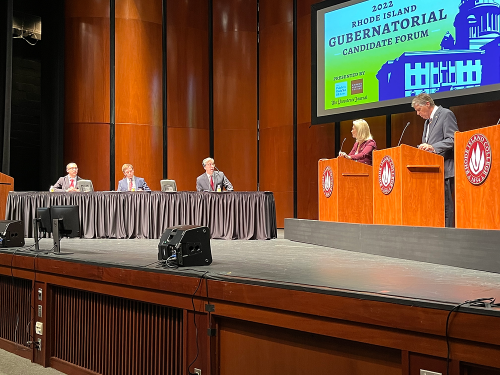 Gubernatorial debate takes place at RIC Gubernatorial debate takes place at RIC