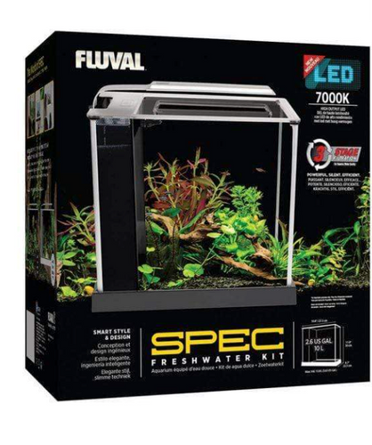 Fluval Spec 3 Aquarium Black 10L | Beyond Aquatics Aquarium