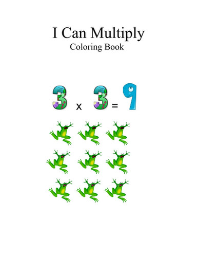 I Can Multiply Coloring Book | Mysite