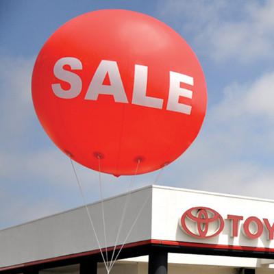 Giant 8' Round Sale Balloons - SALE | Midwest Auto Dealer