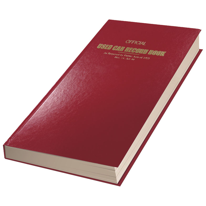 USED CAR RECORD BOOK - "POLICE BOOK" | Midwest Auto Dealer