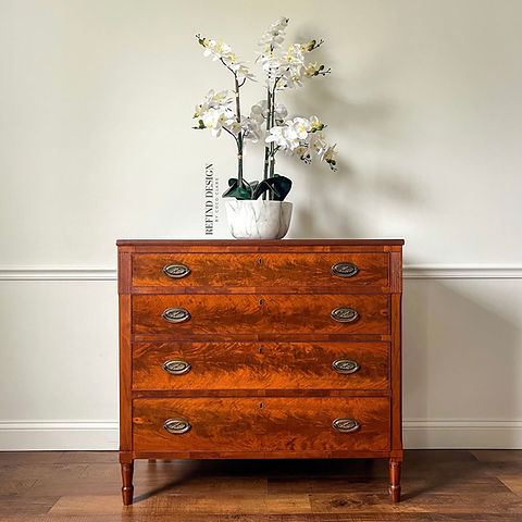 1800 s Federal Style Chest of Drawers Entryway Console refind design