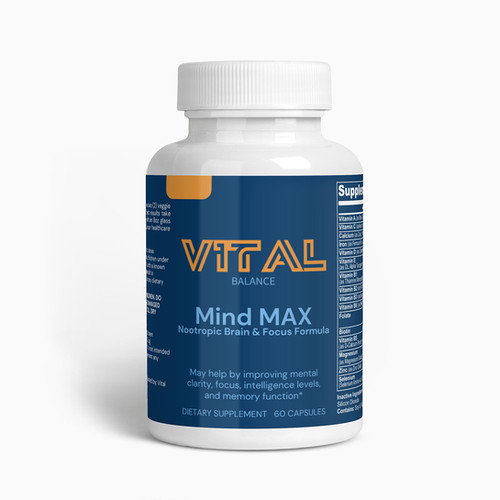 Mind Max (Nootropic Brain & Focus Formula) | Vital Balance