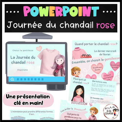 Journée du chandail rose 💗Présentation PowerPoint | Prof à la course