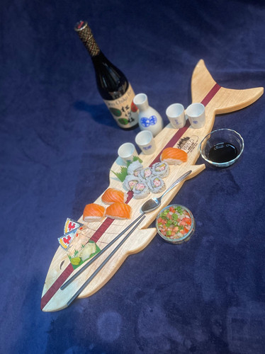 The Shark-cuterie Board | Papa Z's Wood Shop