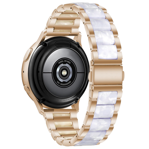 20mm Luxe Link Band - Pearl | Bandit Bands