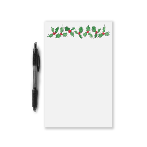 Holly Berry Notepad | Eileen Graphics