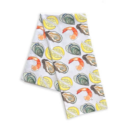 Raw Bar Kitchen Towel | Eileen Graphics