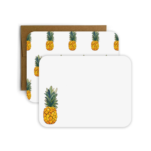 Pineapple 8 Piece Stationery Set | Eileen Graphics