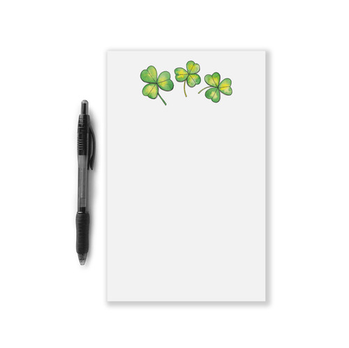 Shamrocks Notepad | Eileen Graphics