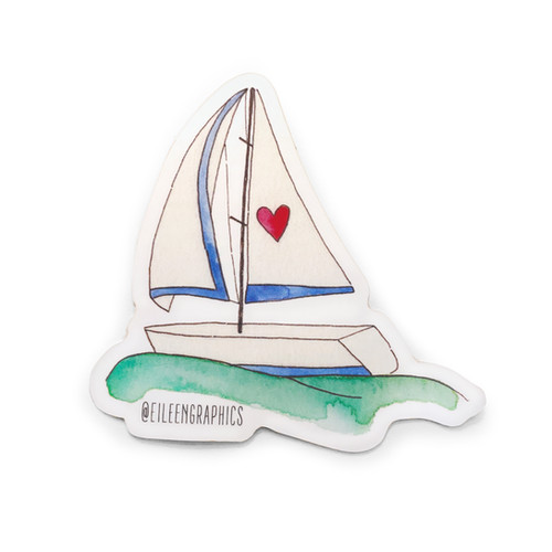 Set Sail Sticker | Eileen Graphics