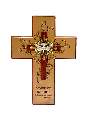 聖神/堅振 掛牆十架 / Holy Spirit/Confirmation Wall Cross | 公教進行社Catholic Centre