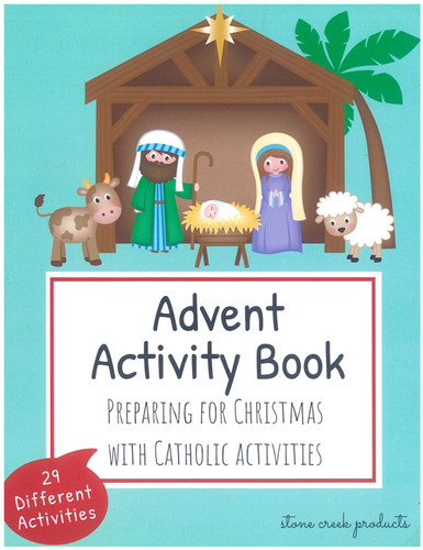 Advent Activity Book - Preparing for Christmas with Catholic Activities ...