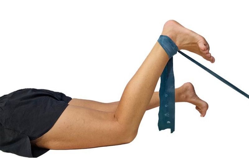 Adapting the bridge exercise for high hamstring tendinopathy