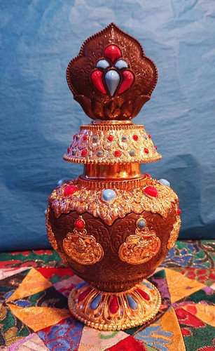 Bronze and Gold Wish Fulfilling Treasure Vase | DMC Boston