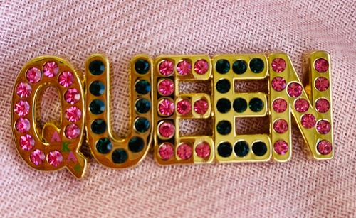 AKA Queen Rhinestone Pin | Mysite