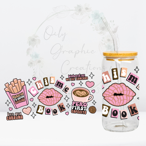 Chisme Book- UV DTF Wrap | OilyGraphicCreations