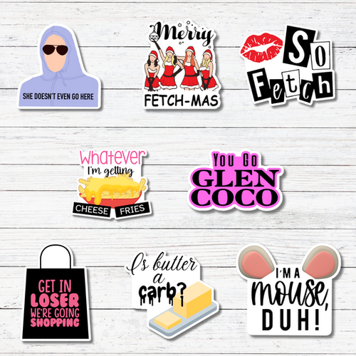 Mean Girls Stickers and Magnets | OilyGraphicCreations