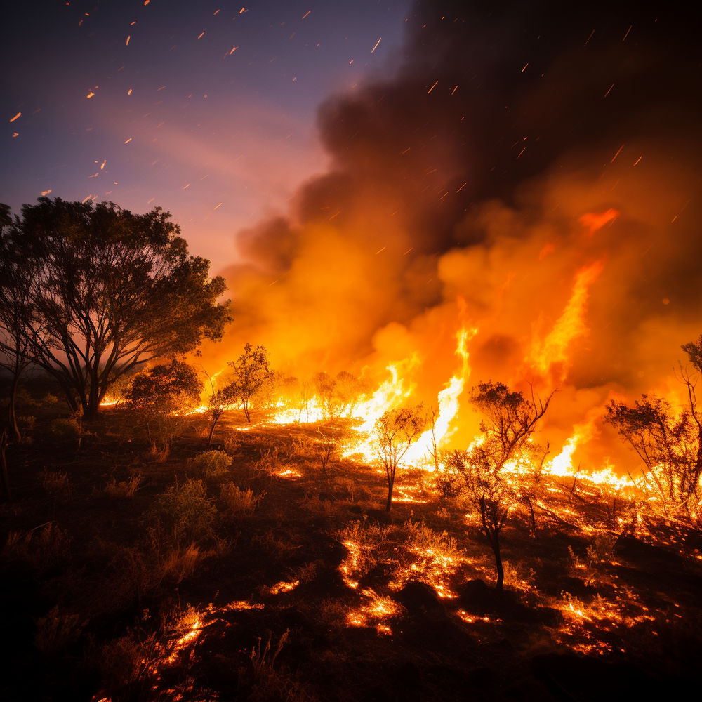 Massive Wildfire Ravages Mabalingwe Game Reserve, Dozens of Homes Lost ...