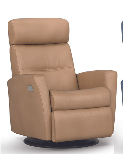 Divani Power Recliner by IMG in Trend Biscuit Leather | under the roof