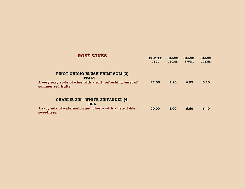 Menu | The Crown Inn, Groombridge, Kent