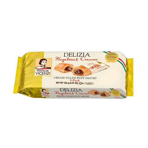 Matilde Vicenzi Delizia Hazelnut Cream Puff Pastry - Italian pastry 4.4 ...