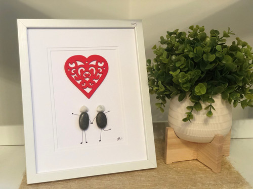 Red heart couple | Two Birds One Stone