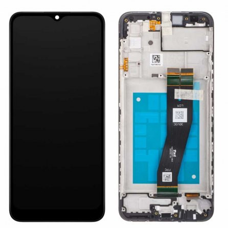 MODULO SAMSUNG A02s A025 NEGRO ORIG C/MARCO | Novocell