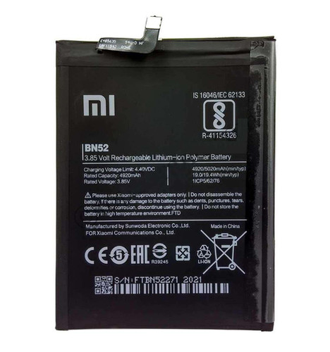 BATERIA XIAOMI 9S / 9 PRO BN52 | Novocell