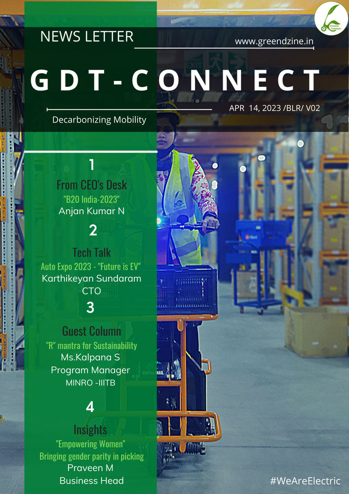 GDT-Connect News letter | B20| Auto Expo 2023 | Sustainability ...
