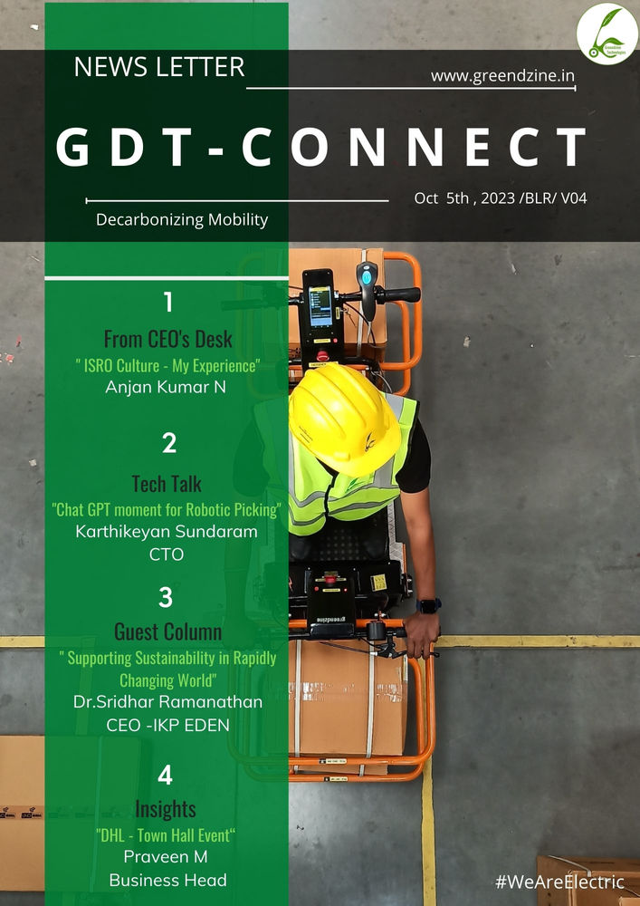 GDT-Connect | News Letter | Oct Edition ; ISRO Culture l ChatGPT moment ...
