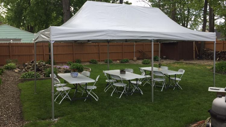 Planning an Outdoor Party? Not sure how to plan for tables, tents ...