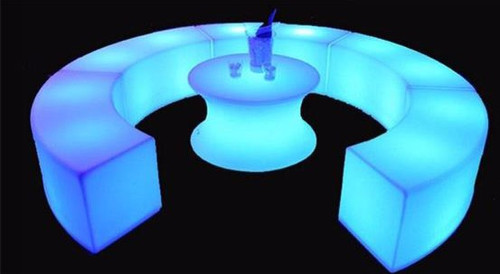 COLUMBUS OH LED CURVED BENCH RENTALS | GLOW FURNITURE RENTALS COLUMBUS ...