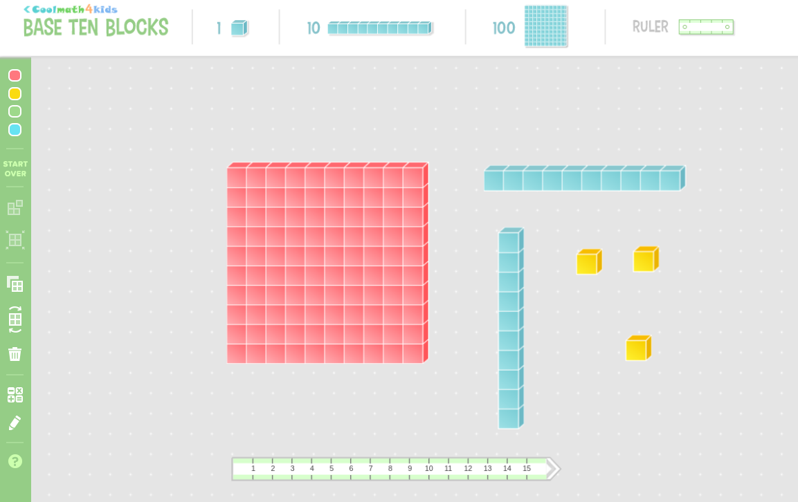 Base Ten Blocks from CoolMath4Kids | A Dash of Research