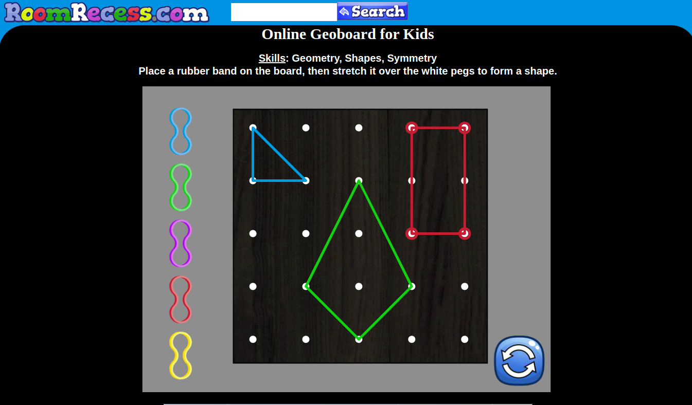 GeoBoard from Room Recess | A Dash of Research