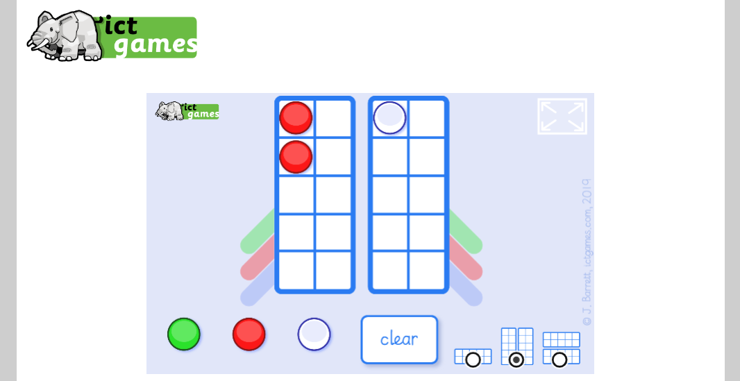 Ten Frame Modeller from ICT Games | A Dash of Research