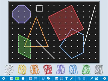 GeoBoard from The Math Learning Center | A Dash of Research
