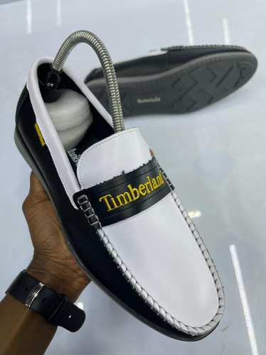 Modern Timberland Mens Mocassin-white | Toppline Kenya