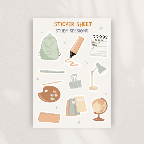 Study Sessions Sticker Sheet | Purpose And Proverbs