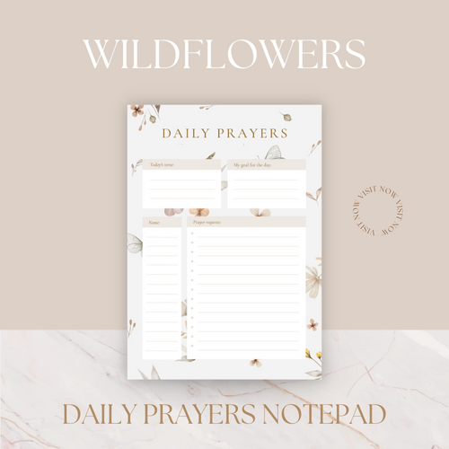 A5 Daily Prayers Planner | Purpose And Proverbs