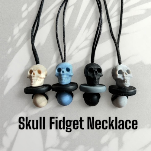 Skull Fidget Necklace | My Site 3
